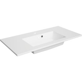 Defra Flex lavoar 80x40 cm dreptunghiular alb 2624 • absulo.ro